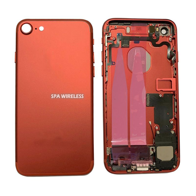 iPhone 7 - Back Cover With FULL HOUSING PARTS - Red