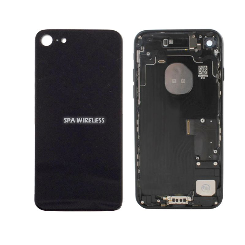 iPhone 8 - Back Cover With FULL HOUSING PARTS - BLACK