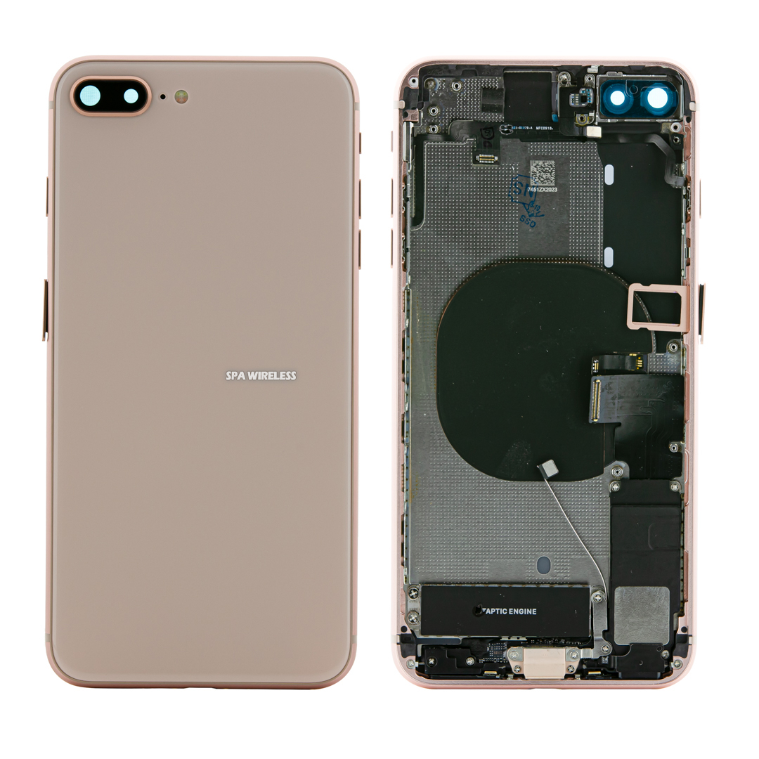 iPhone 8 Plus - Back Cover With FULL HOUSING PARTS - GOLD