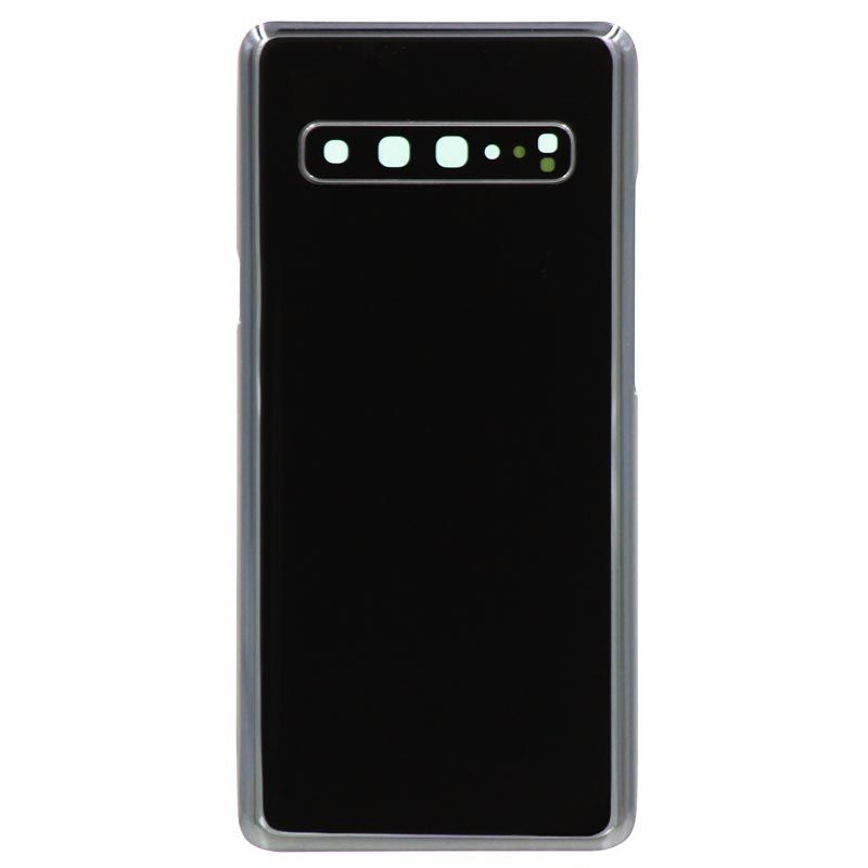 Samsung S10 5G Back Glass With Camera Lens (Majestic Black)